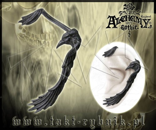 Nausznica Alchemy RAVEN black ALCHEMY England TAKT Rybnik
